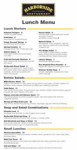 LunchMenu1 - Harborside Pavilion